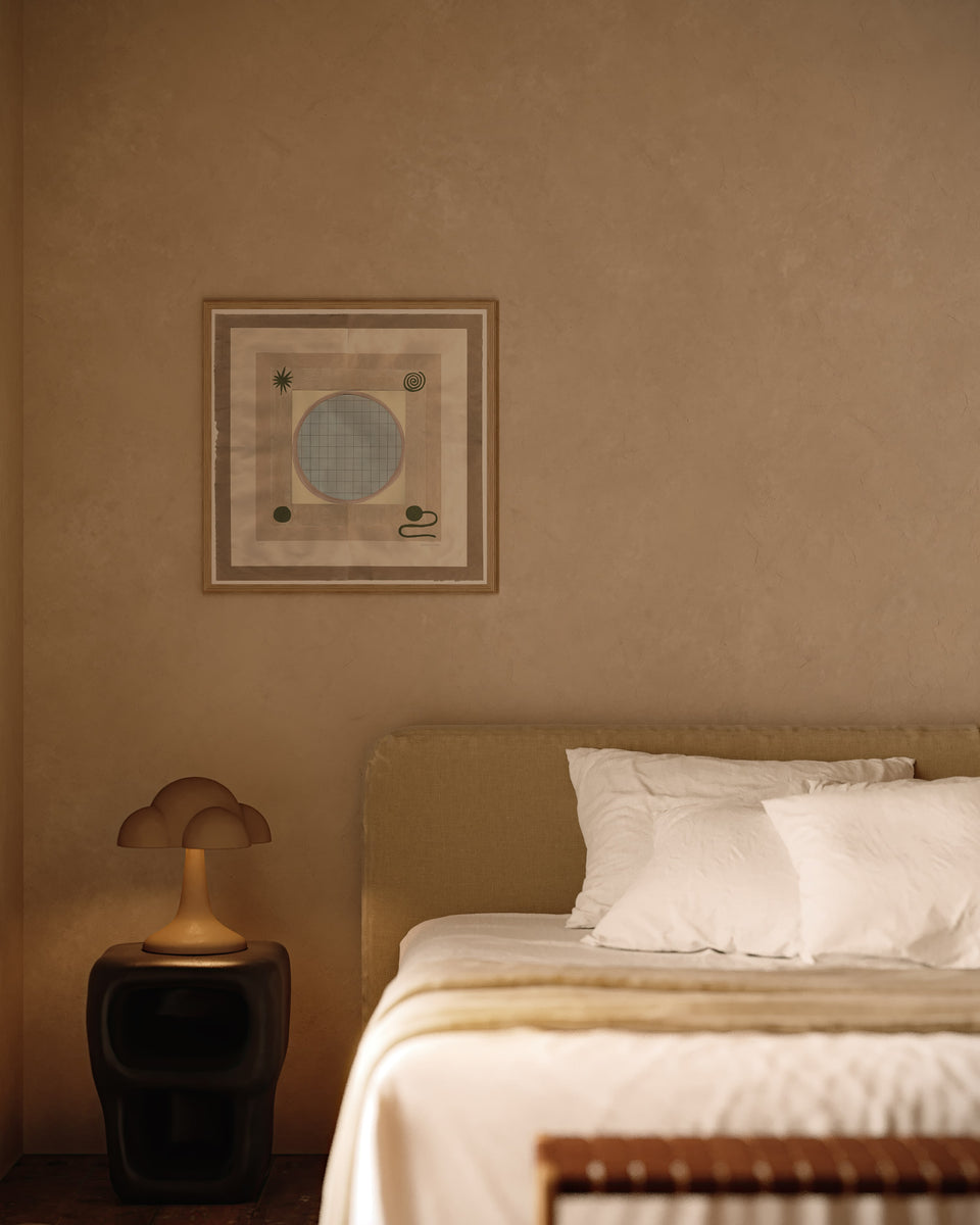 Imperfect Circle Square Art Print – Noama